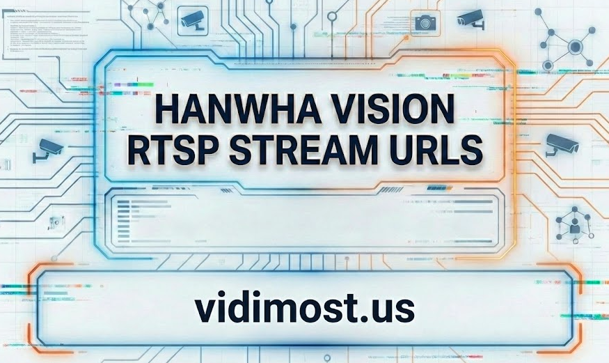 Hanwha RTSP URL: Wisenet Camera, NVR & DVR Formats