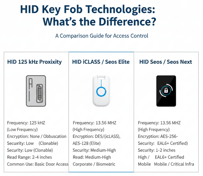 HID Key Fob Technologies: What’s the Difference?